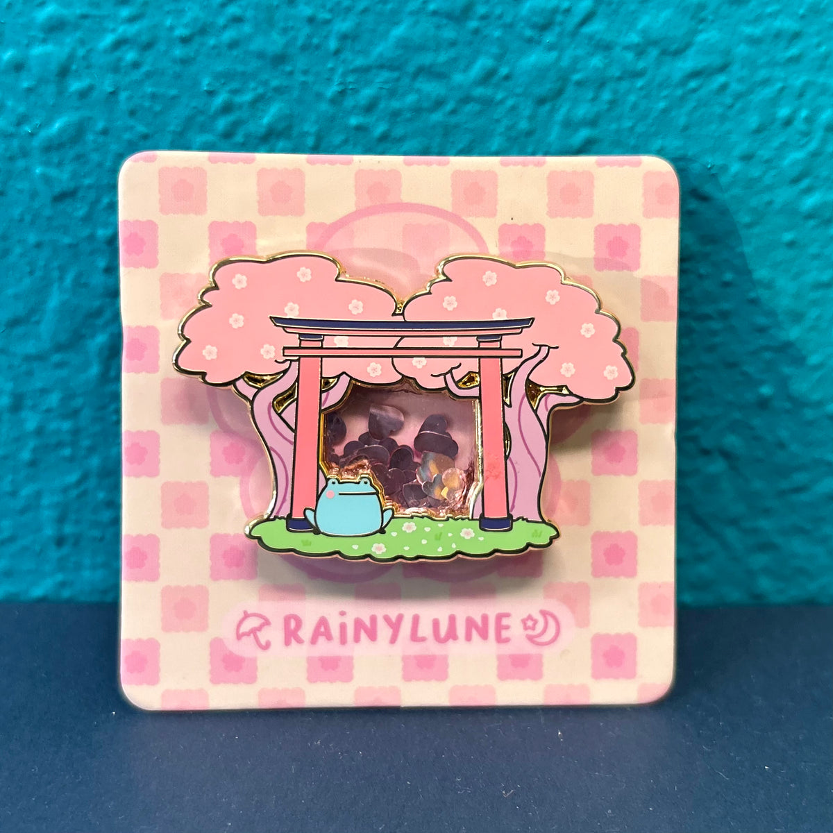 Cherry Blossom Shrine Son the Frog Pin – rainylune