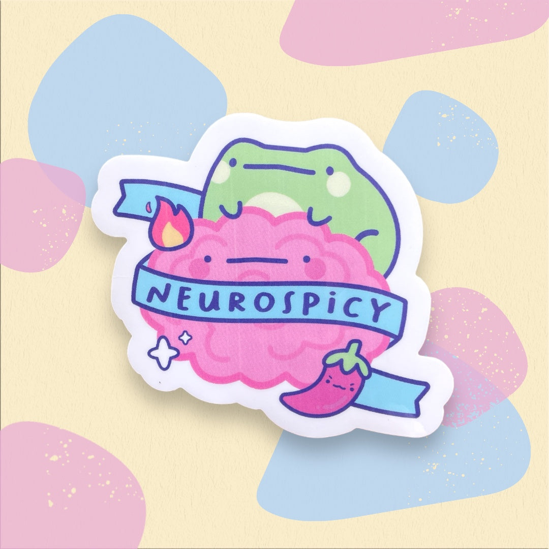 Neurospicy NPC Frog Sticker – rainylune