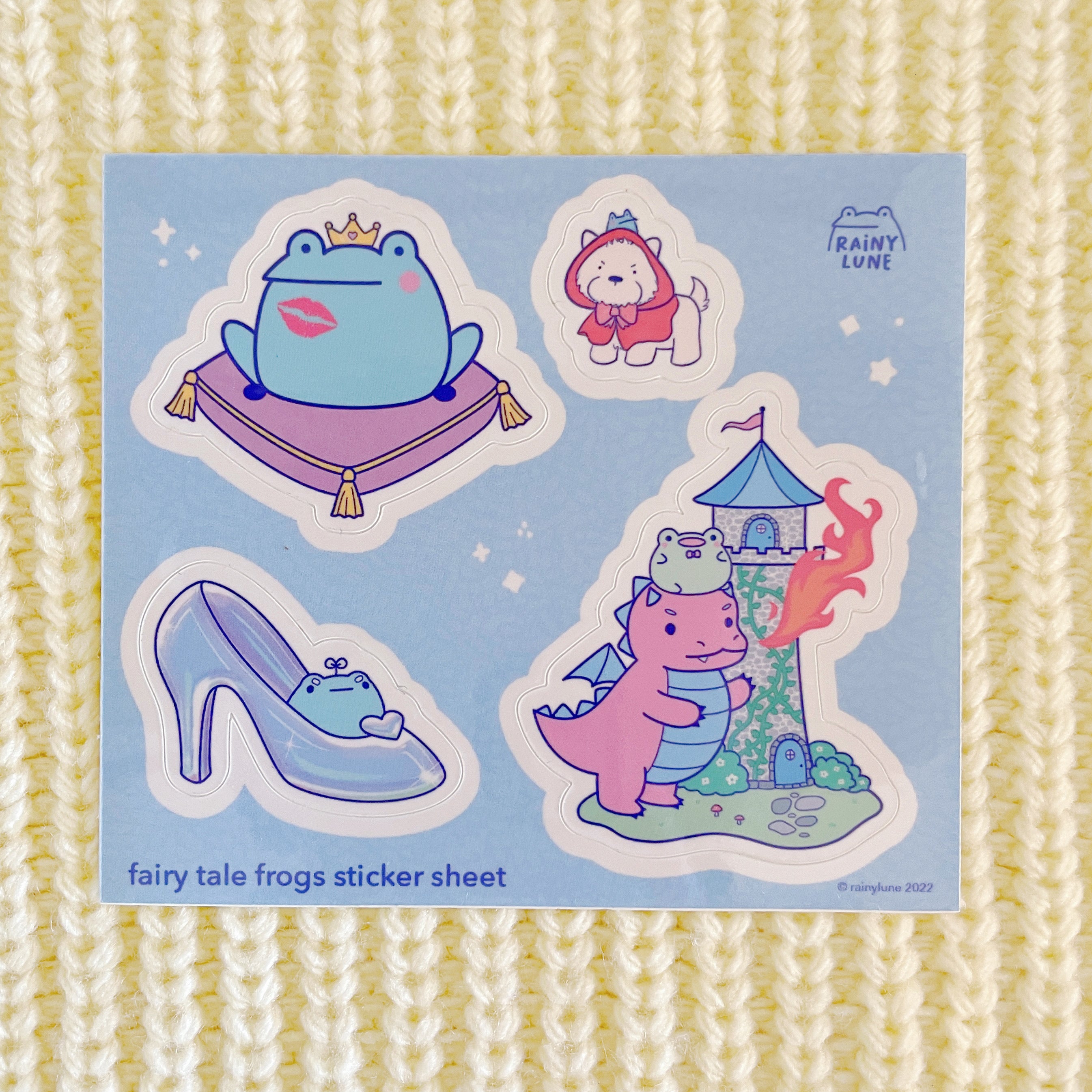 Fairy Tale Frogs Sticker Sheet – rainylune