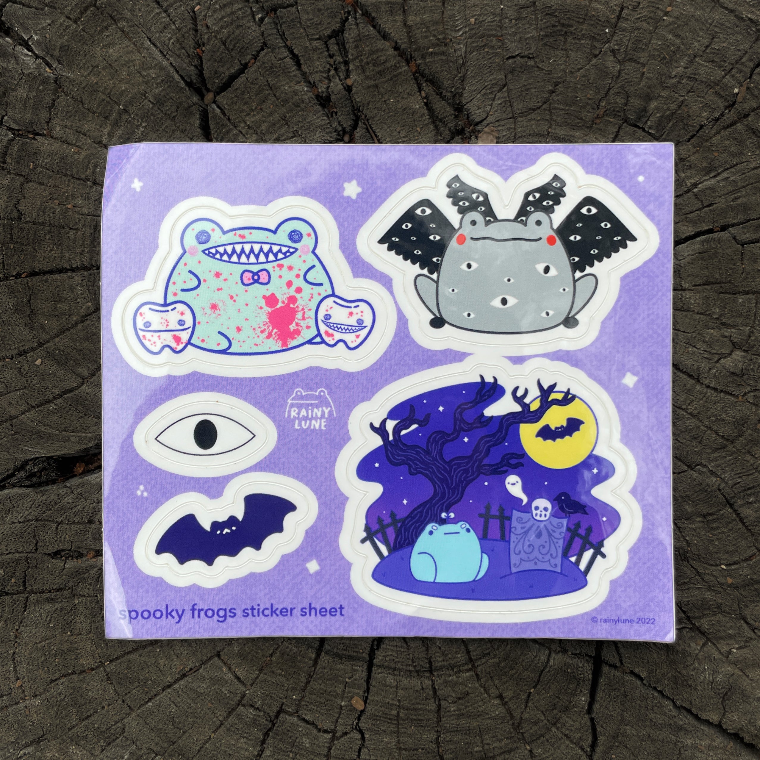 Spooky Frogs Sticker Sheet – rainylune